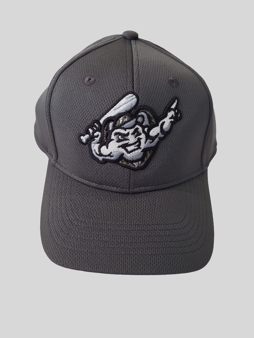 Mighty Mussels Youth Graphite Performance Cap – Fort Myers Mighty Mussels